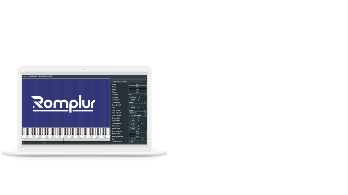 Romplur - Build Custom VST Plugins In Minutes.